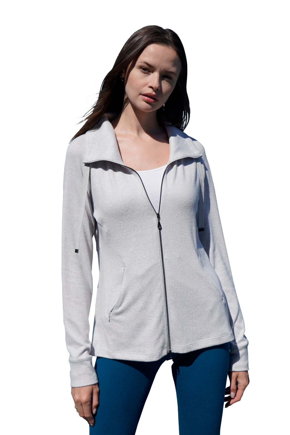 Women’s Mock Neck Full Zip Jacket | PoloShirt.com