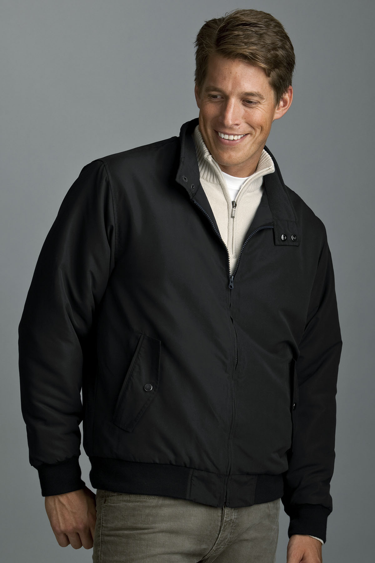 Men's Executive Fleece-Lined Barracuda Jacket | PoloShirt.com